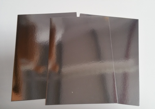 Bright Silver Polyester Mirror Board 238gsm/310mic (Select Size & Qty ...