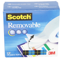 3M Scotch 811 Magic Tape 19mm x33m Removable 8111933 - funkypen.co.uk