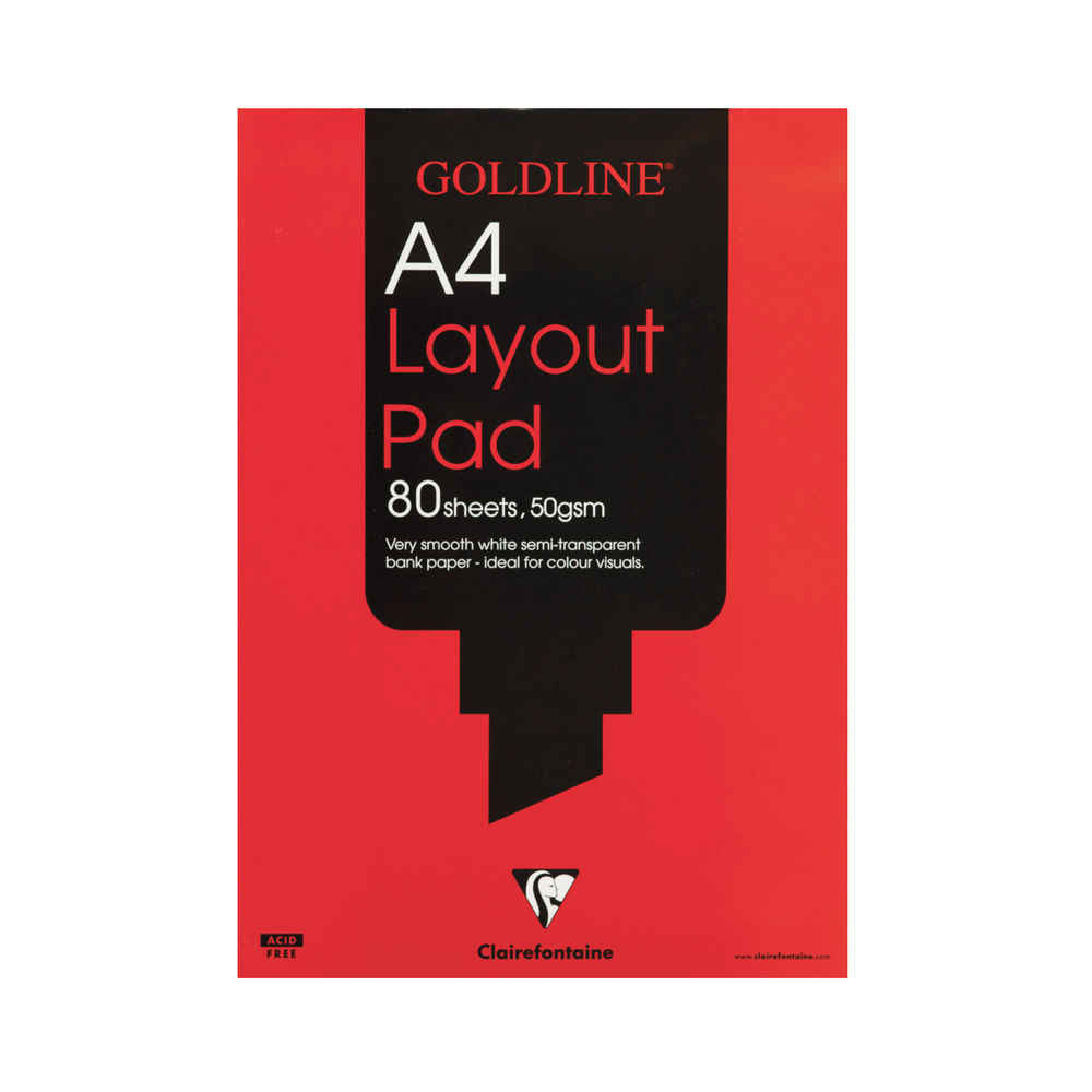 Goldline A4 White Layout Pad GPL1A4 - funkypen.co.uk