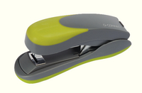 Q-Connect Softgrip Half Strip Stapler Green KF00992 - funkypen.co.uk