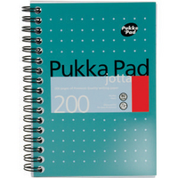Pukka Pad Ruled Wirebound Mettalic Jotta Notepad 200 Pages A6 (Pack of ...