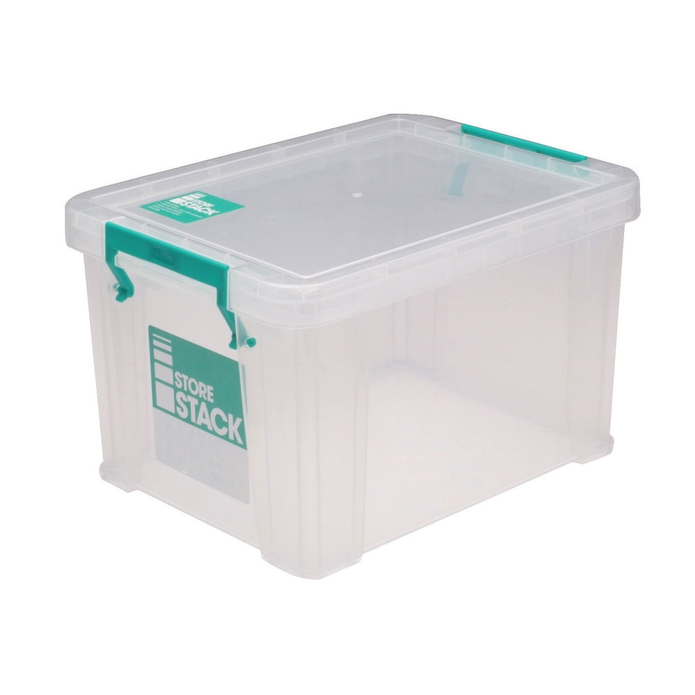StoreStack Clear 1 Litre Storage Box W180 x D110 x H90mm RB00814 ...