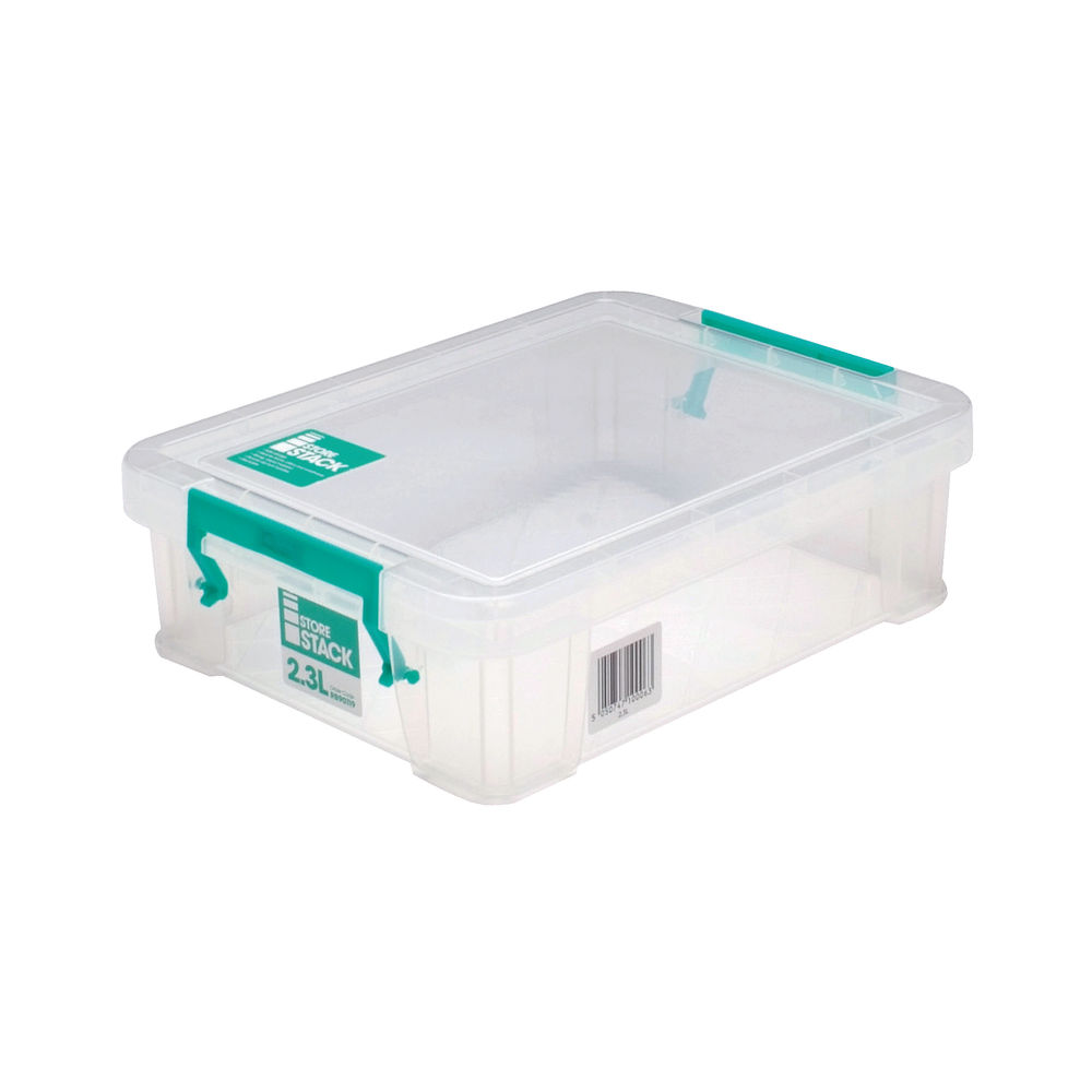 StoreStack 2.3 Litre Clear W260xD190xH70mm Storage Box RB90119 ...