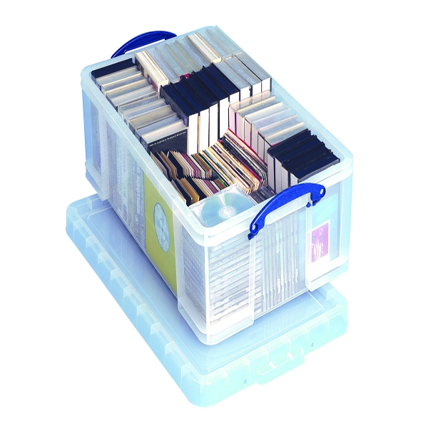 Really Useful 50L Plastic Storage Box W710xD440xH230mm Clear KING50C ...